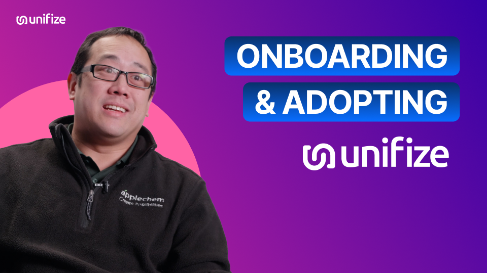 Onboarding and adopting Unifize